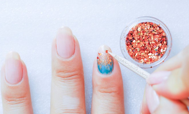 Summer To Fall Transition Nail Art - Seasonails