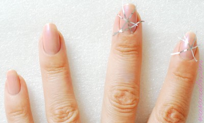 Negative Space Nails: Jonathan Simkhai Dress Fashion Nail Art - Seasonails